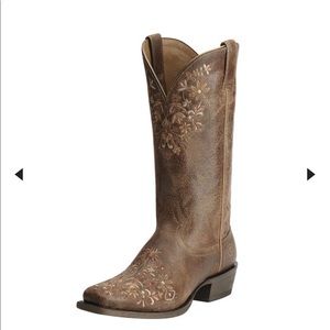 Ariat | Shoes | Floral Embroidered Ariat Boots | Poshmark
